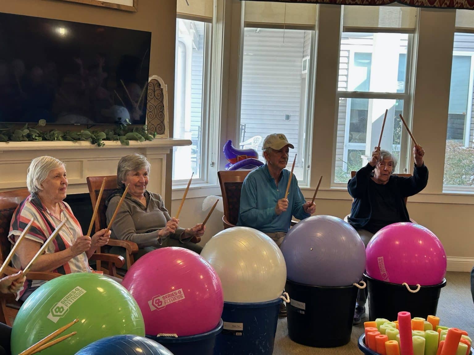 Seniors with Memory Loss Find Joy, Fitness in Drumming Circle - Argentum